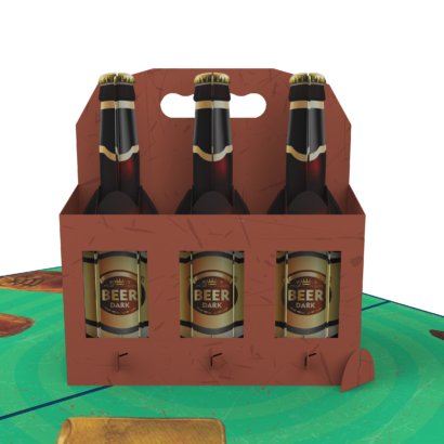 Congrats Beer Box 3D Pop Up Card - SkyPop - Wholesale, Manufacture ...