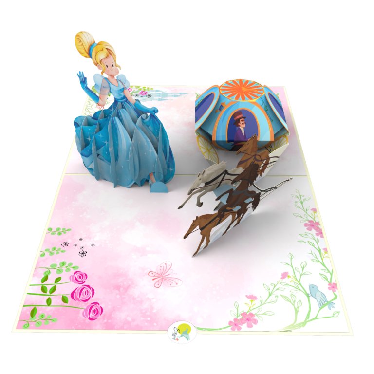 Fairytale Cinderella 3D Pop Up Card - SkyPop - Wholesale, Manufacture ...