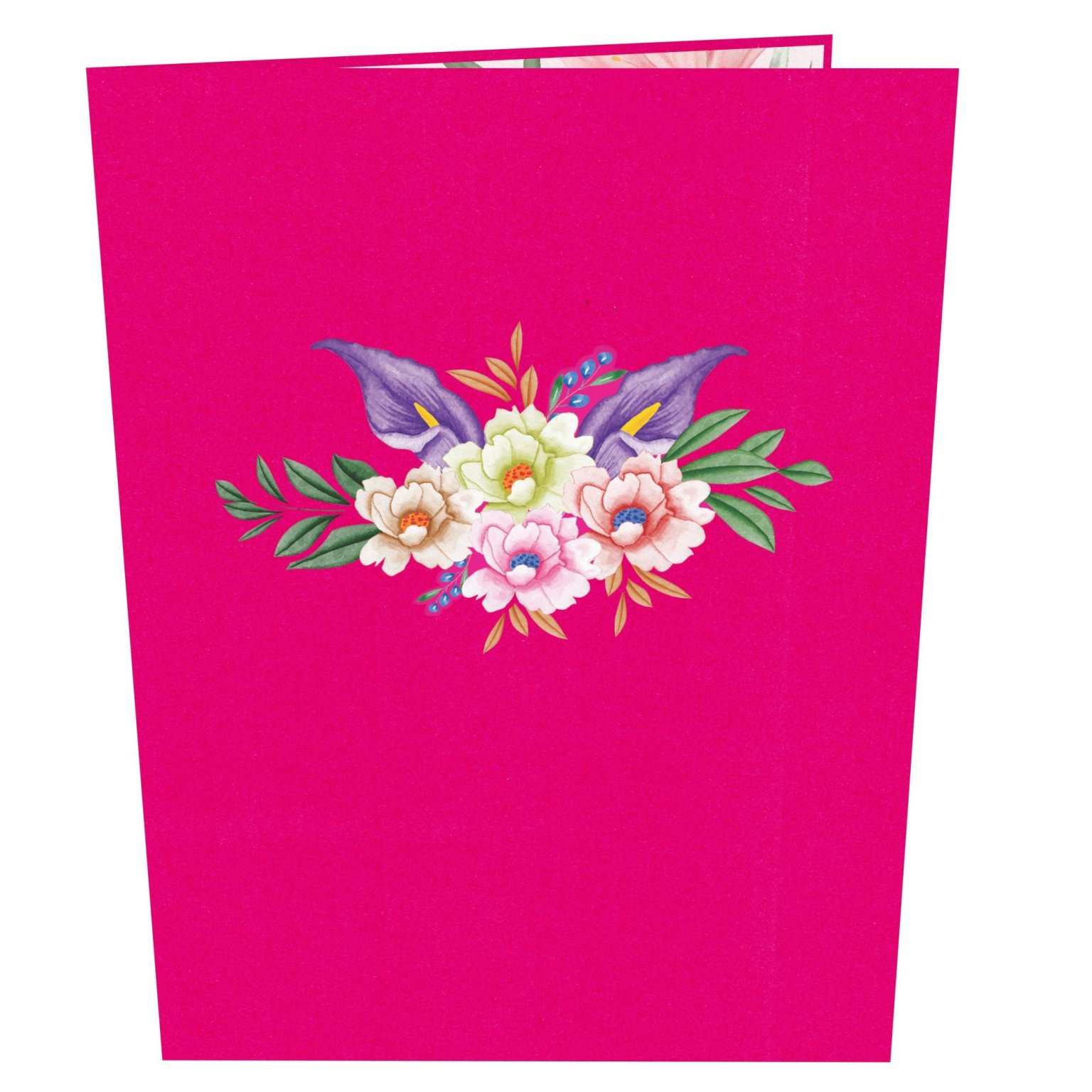 Colorful Spring Flowers 3D Pop Card SkyPop - Wholesale, Manufacture ...