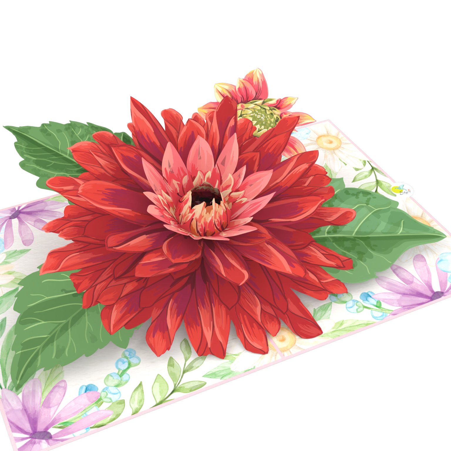 Spring Aster Flower 3D Pop Card SkyPop - Wholesale, Manufacture ...