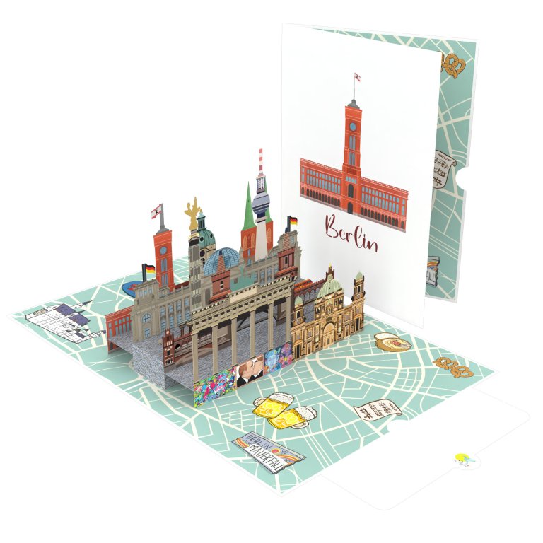 Amazing Berlin Pop Card: Vibrant and Historic % - SkyPop - Wholesale ...