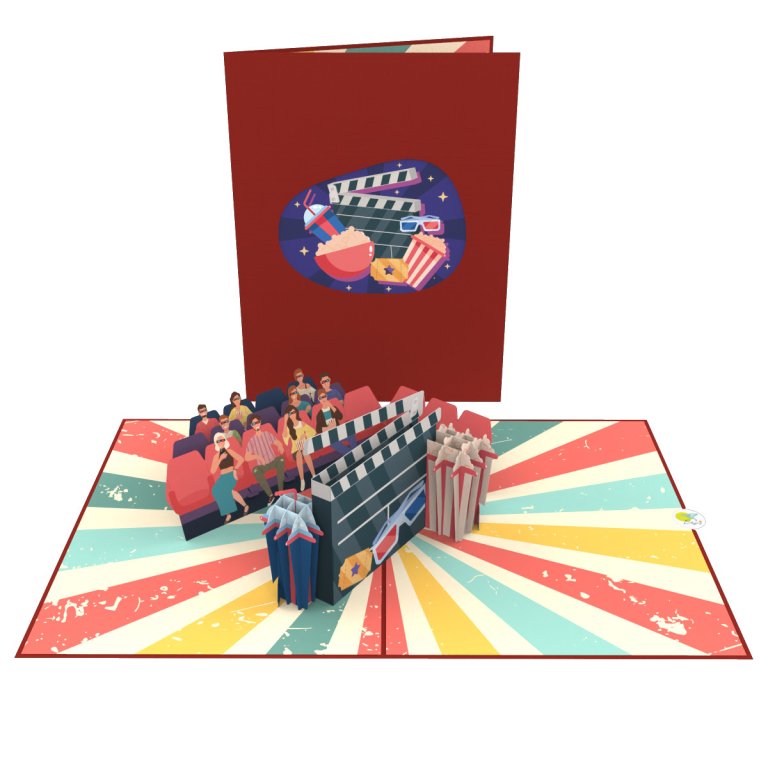 Galaxy Cinema 3D Pop Card