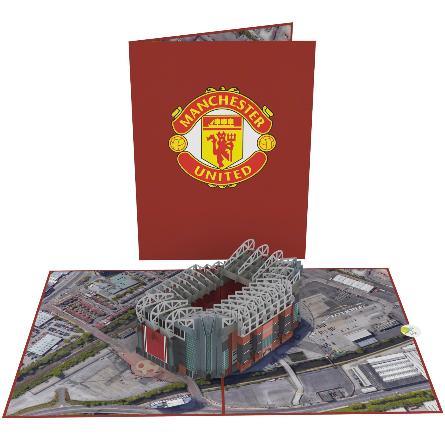 Old Trafford Stadium 3D Pop Up Card - SkyPop - Wholesale, Manufacture ...
