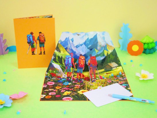 Trekking Adventure 3D Pop Up Card – Journey into the Wild % - SkyPop ...