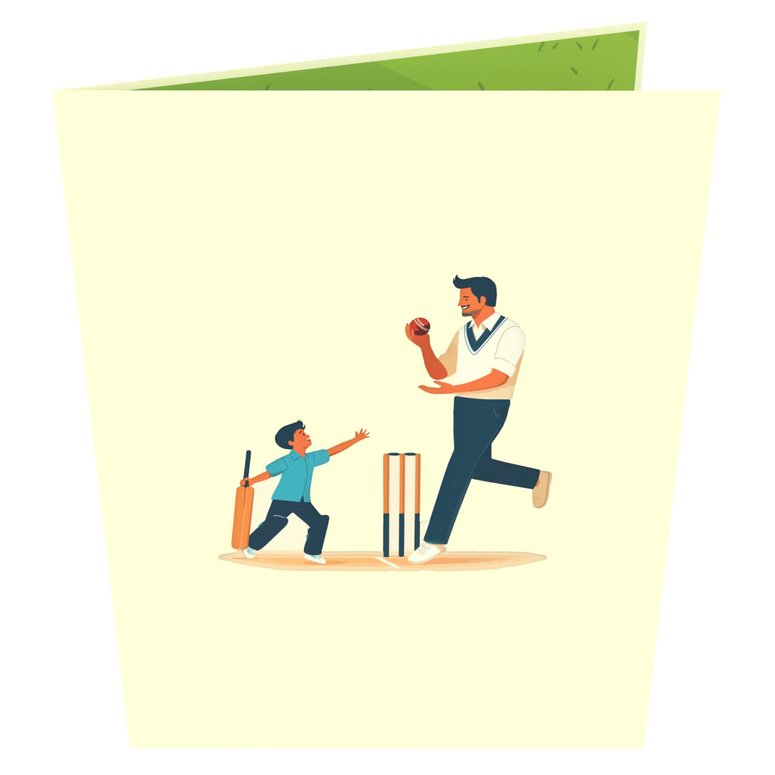 Play Cricket With Dad 3D Pop Up Card - SkyPop - Wholesale, Manufacture ...