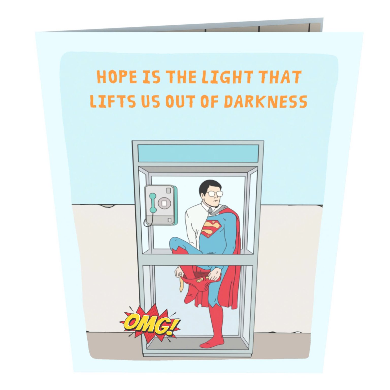 Crazy Superman 3D Pop Up Card - SkyPop - Wholesale, Manufacture ...