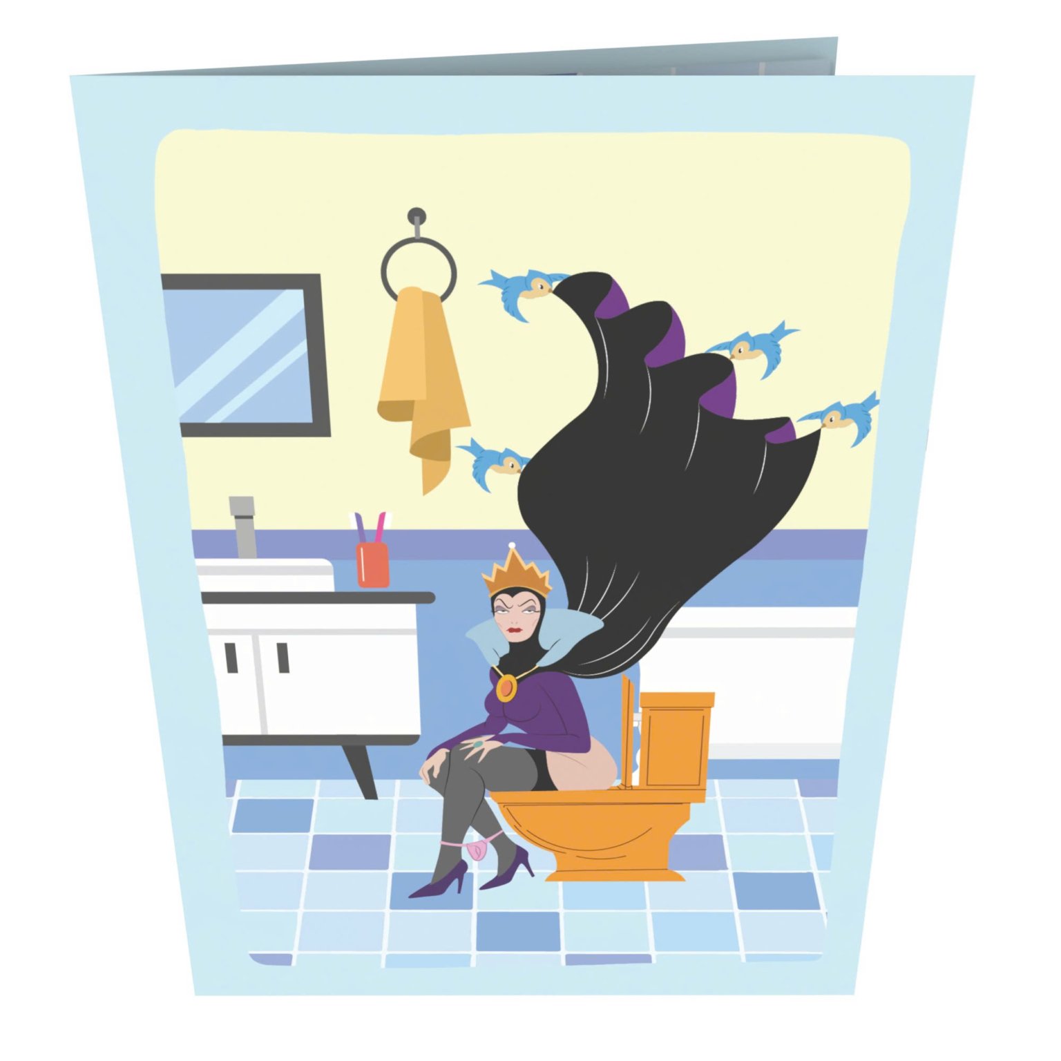 Evil On Toilet 3D Pop Up Card - SkyPop - Wholesale, Manufacture ...