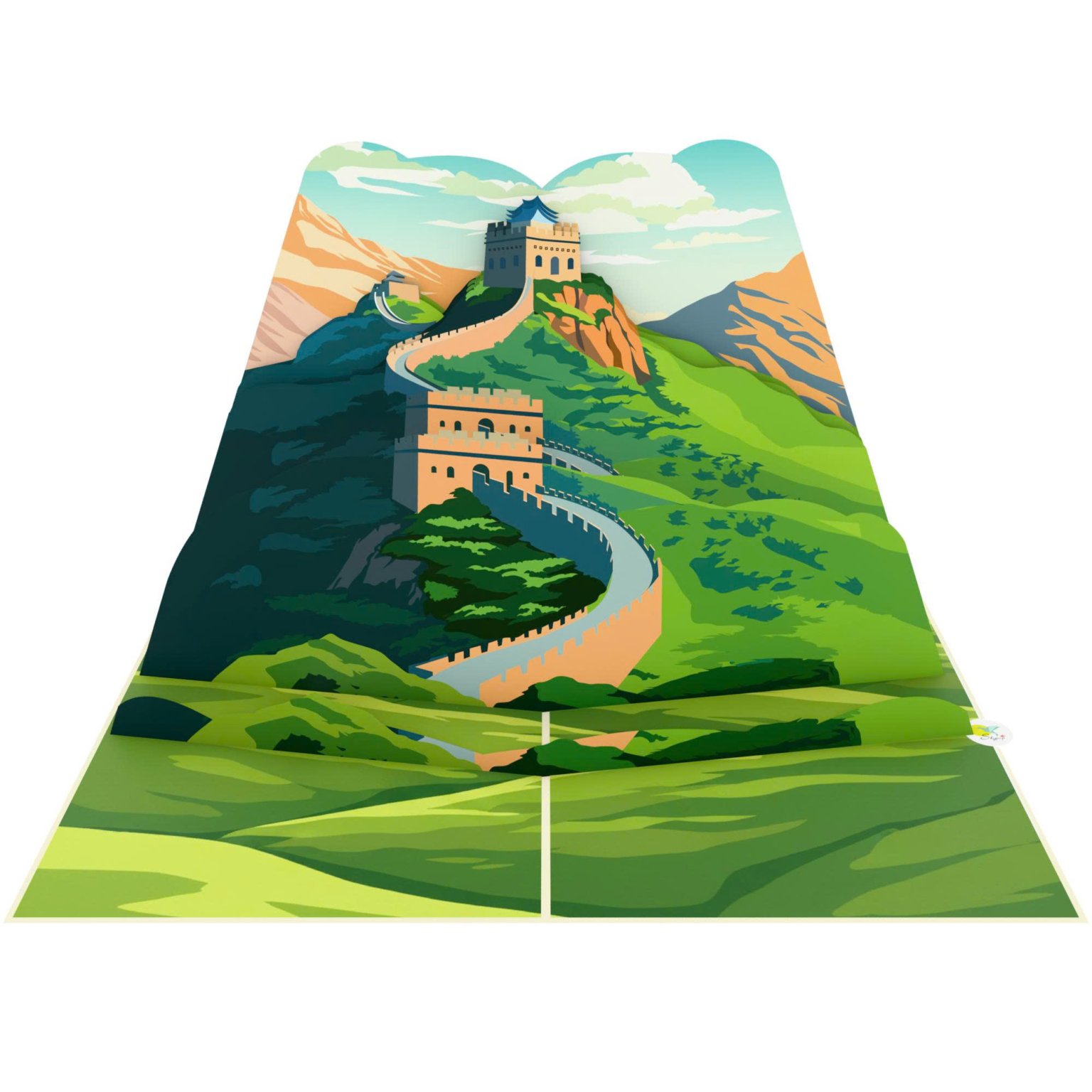 Great Wall 3D Pop Up Card - SkyPop - Wholesale, Manufacture, Supplier ...