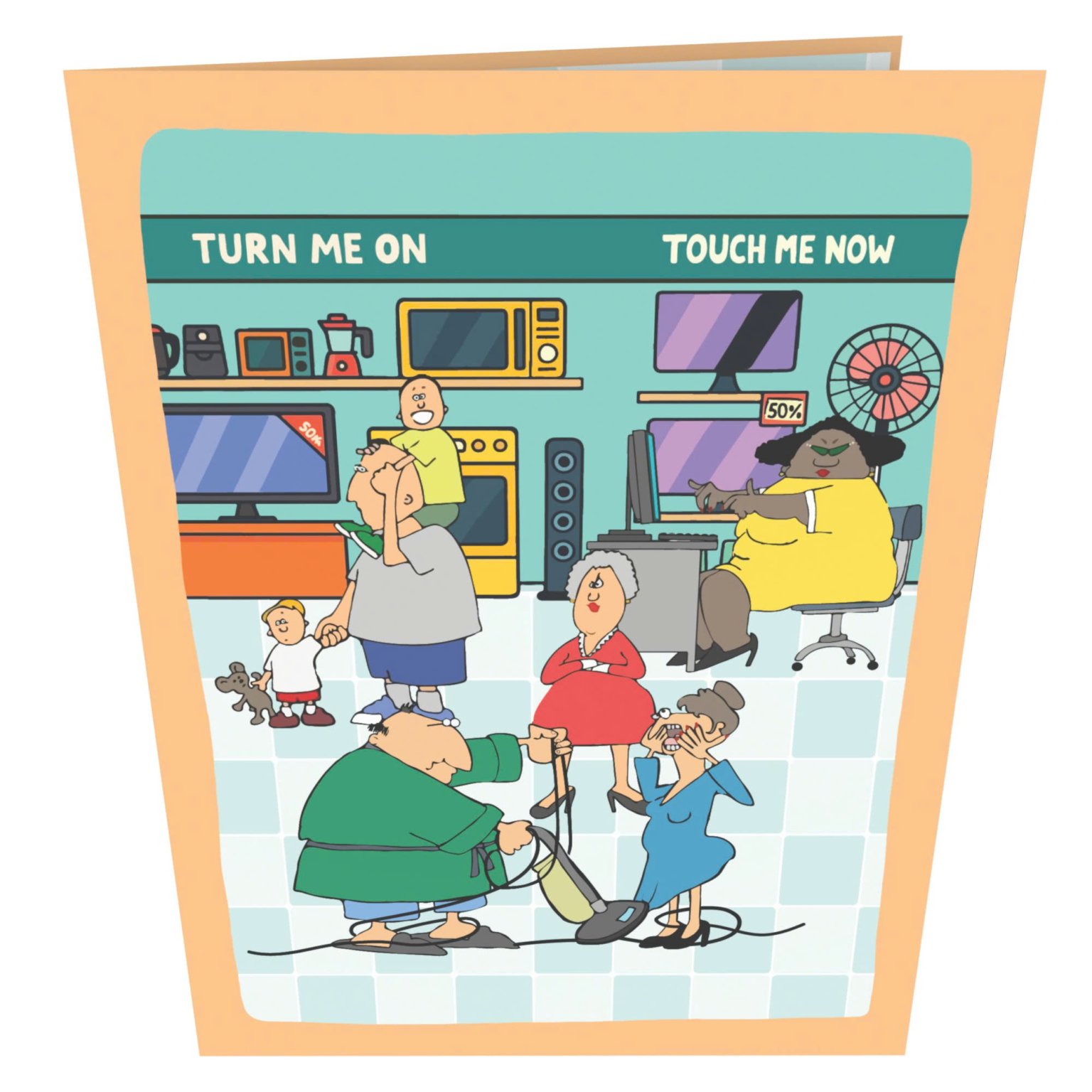 Vacuum Man 3D Pop Up Card - SkyPop - Wholesale, Manufacture, Supplier ...