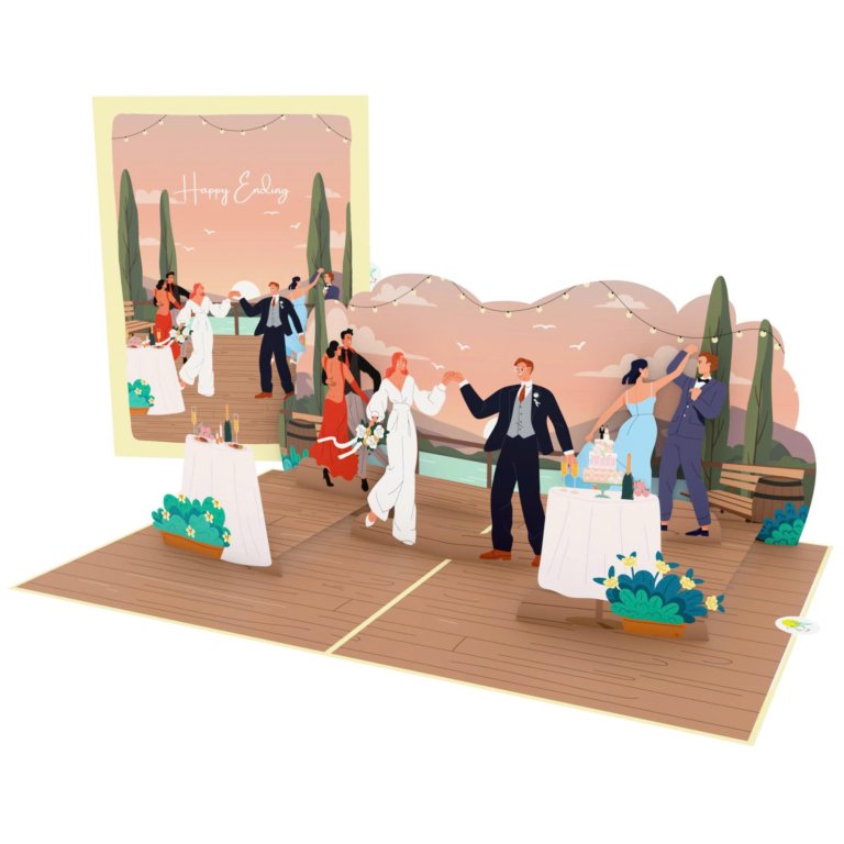 Dancing Couple 3D Pop Up Card – A Waltz of Romance, Elegance, and ...