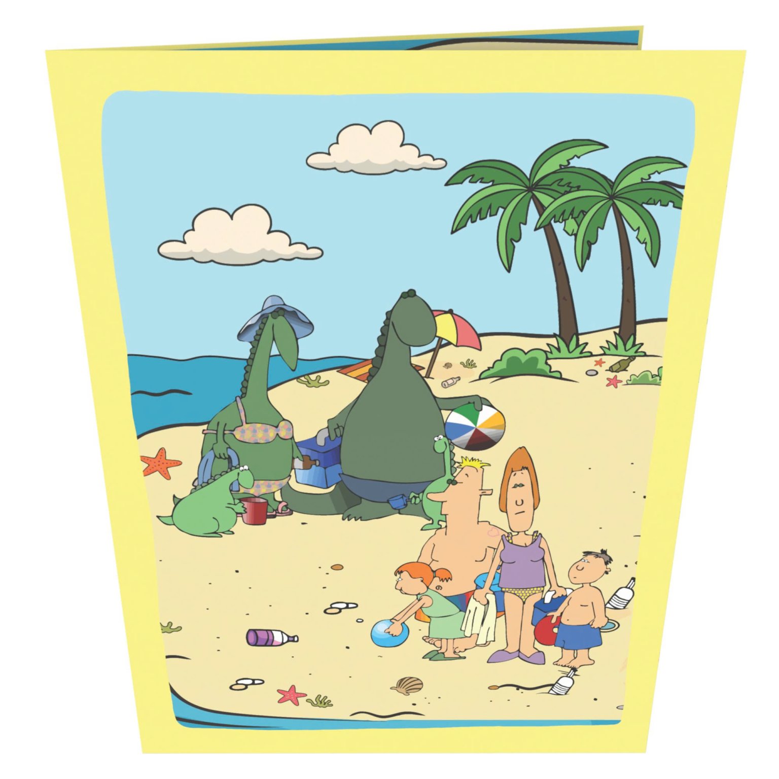 Family Swim Suits 3D Pop Up Card - SkyPop - Wholesale, Manufacture ...