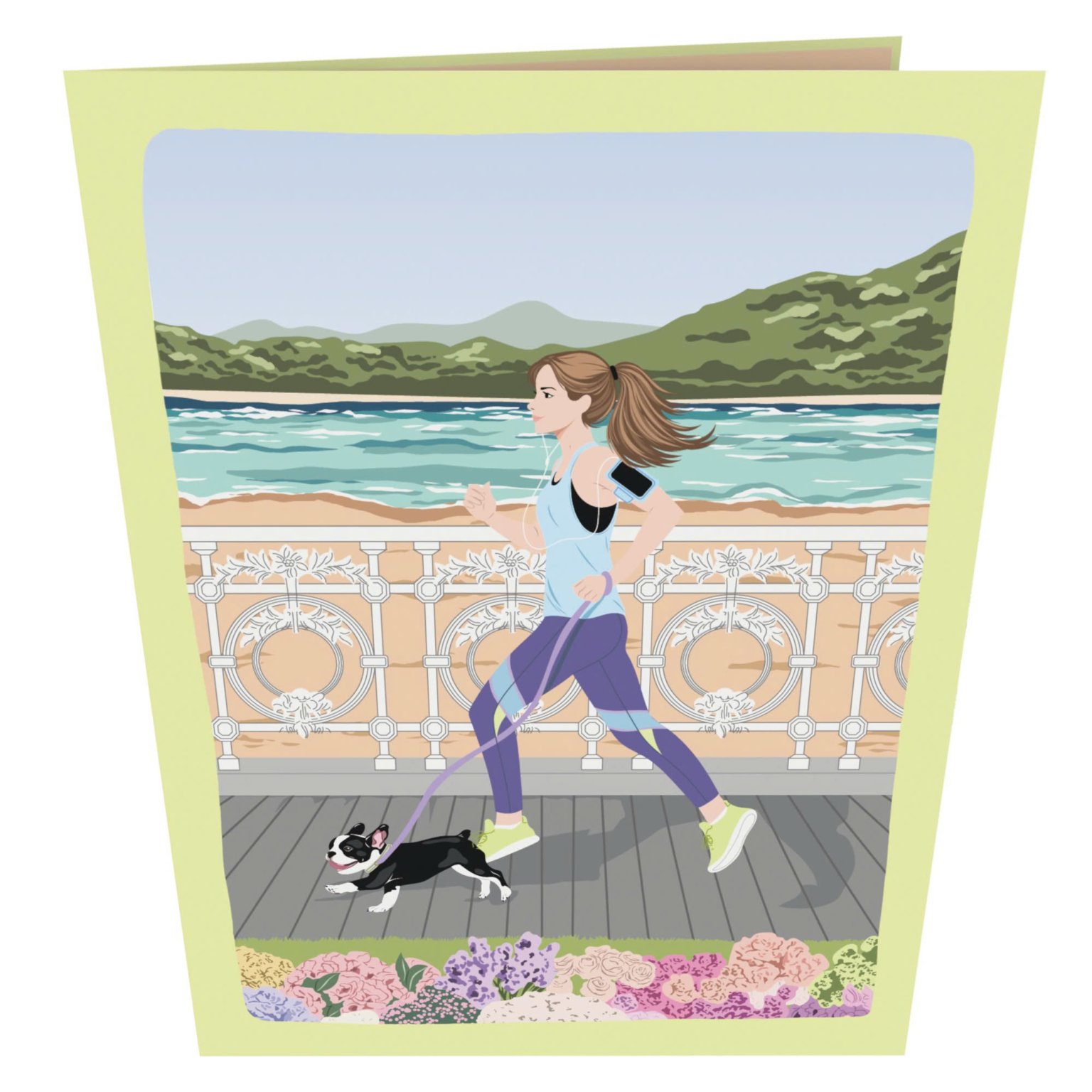 Running Girl 3D Pop Up Card – Feel the Rhythm of Freedom and the Joy of ...